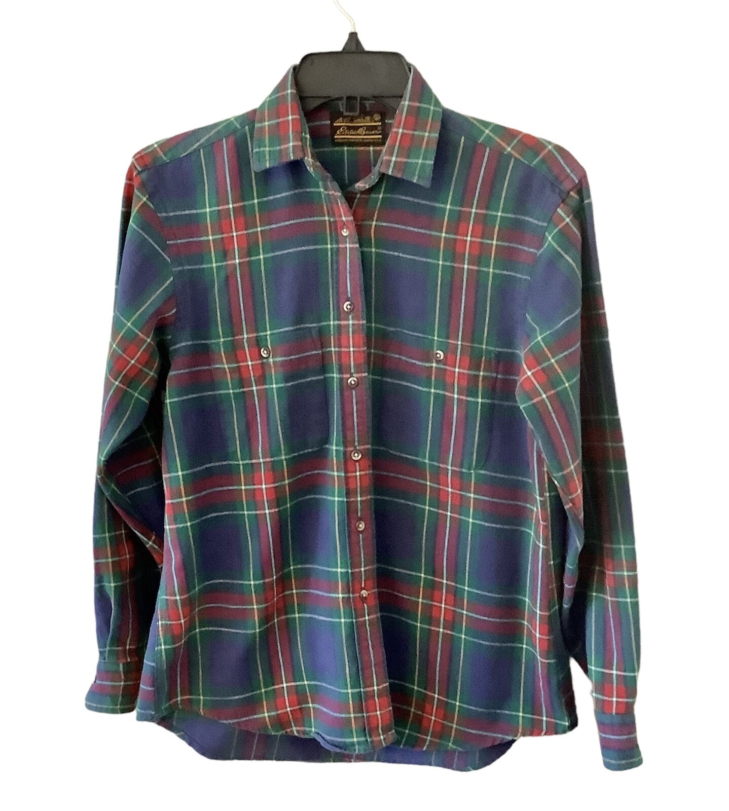 Vintage Eddie Bauer Flannel Shirt Plaid Made in USA C… - Gem