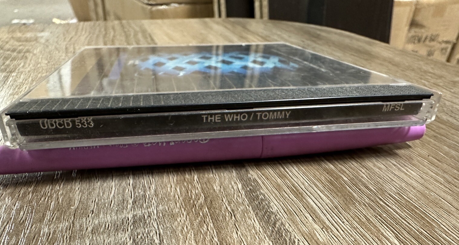 The Who Tommy CD MFSL ULTRADISC USA 24KT GOLD DISC! LIMITED ED. RARE ...