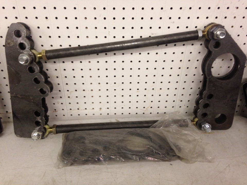 2x3" 4 Link Back Half Kit QA1 Shocks Ford 9" Housing Wish Bone Rear ...