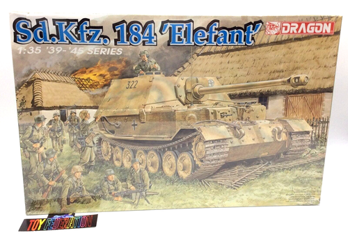 Dragon 6126 '39-'45 Series SD. KFZ. 184 'ELEFANT' 1:35 Model Kit ...