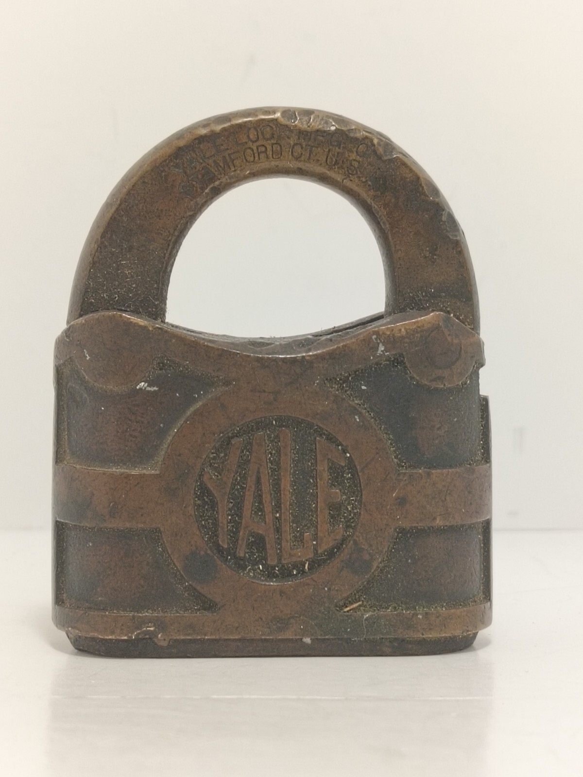 Vintage Sep. 24 1878 Heavy Yale Brass Padlock | eBay