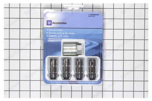 Genuine GM Wheel Lock Kit - Chrome 85548789 | eBay