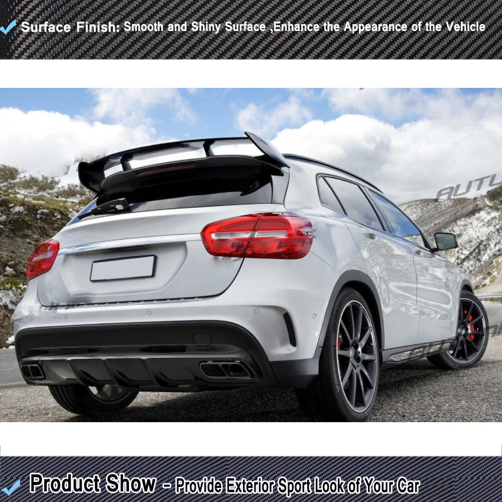 Carbon Fiber Rear Window Roof Spoiler Wing For Benz X156 GLA250 GLA45 ...