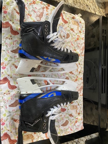 CCM FT6 Pro Pro Stock Skates 8D Blue | eBay