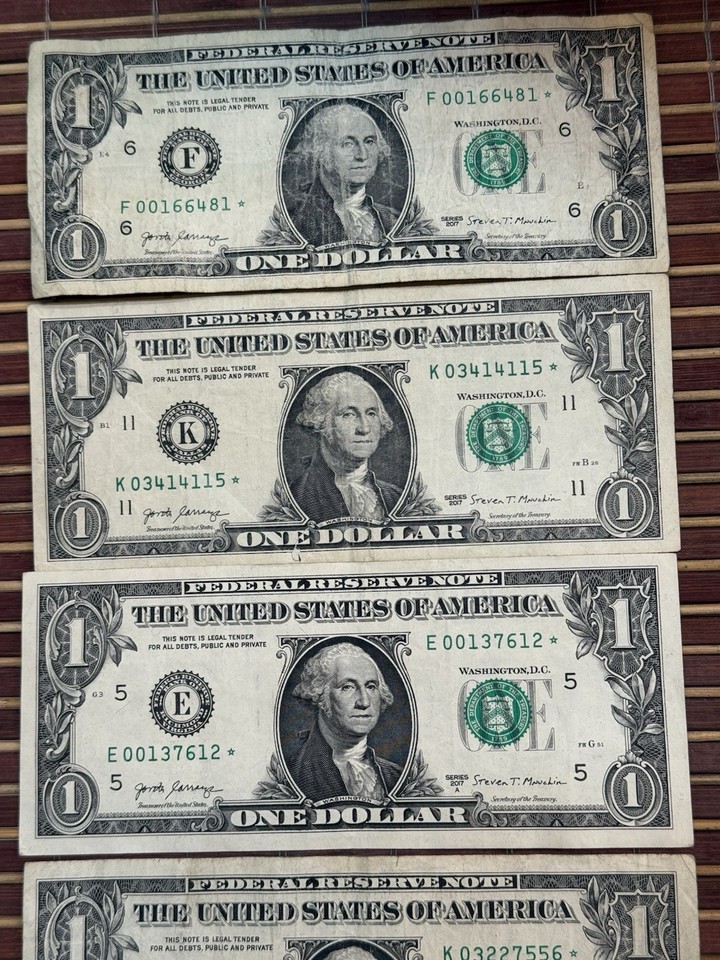 (6) More Rarer Printed $1 Dollar Replacement Star Notes | eBay