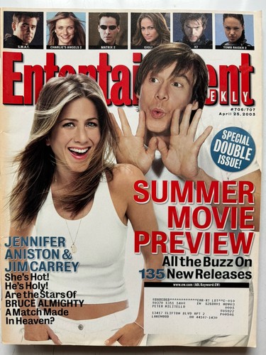 Entertainment Weekly Magazine Apr 25, 2003 Bruce Almighty Movie | eBay