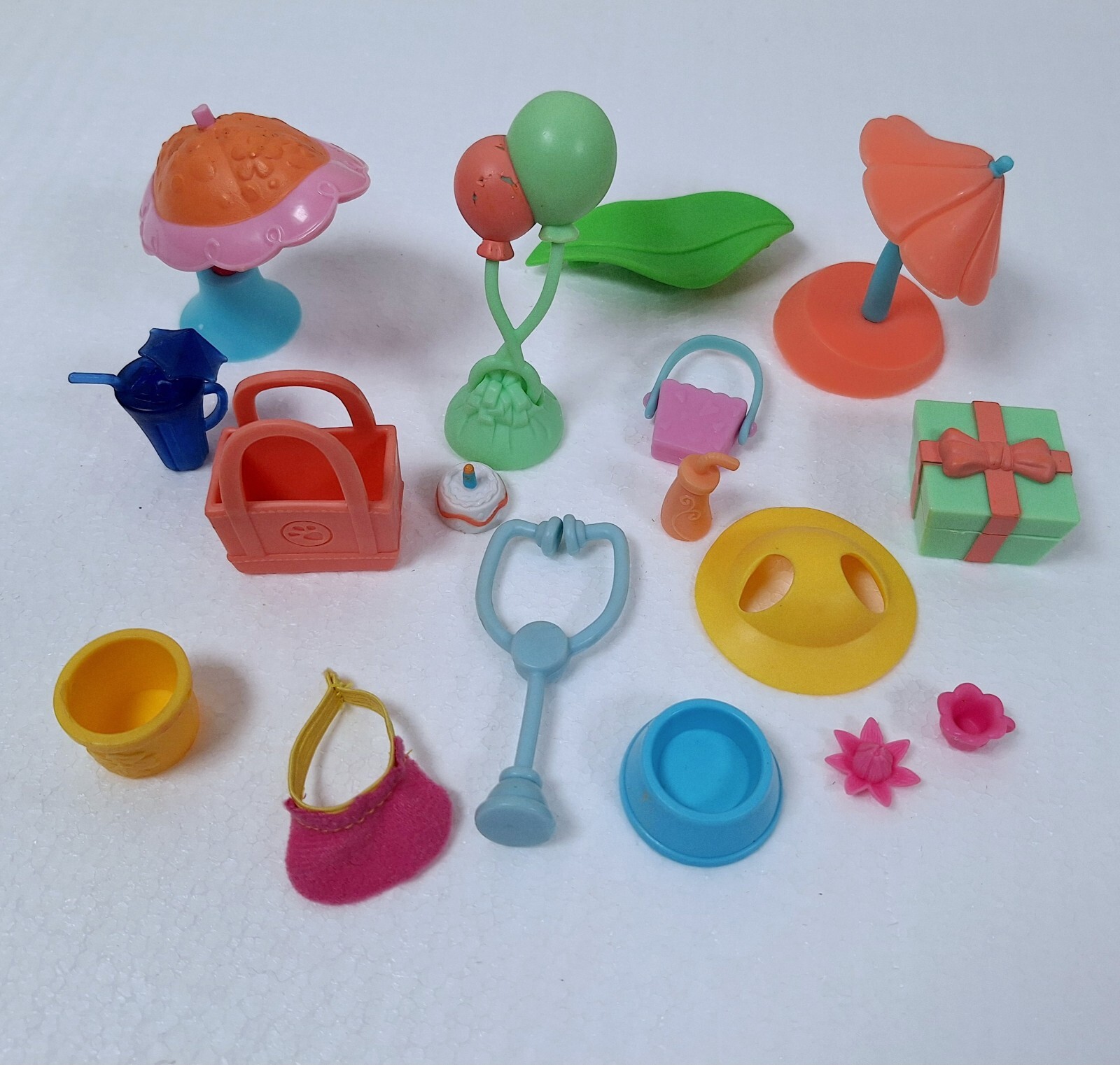 LOT Littlest Pet Shop LPS #1563 Blue Husky Dog Green Eyes Yorkie Snail ...