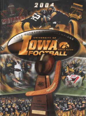 2004 University of Iowa Hawkeye Football Media Guide | eBay