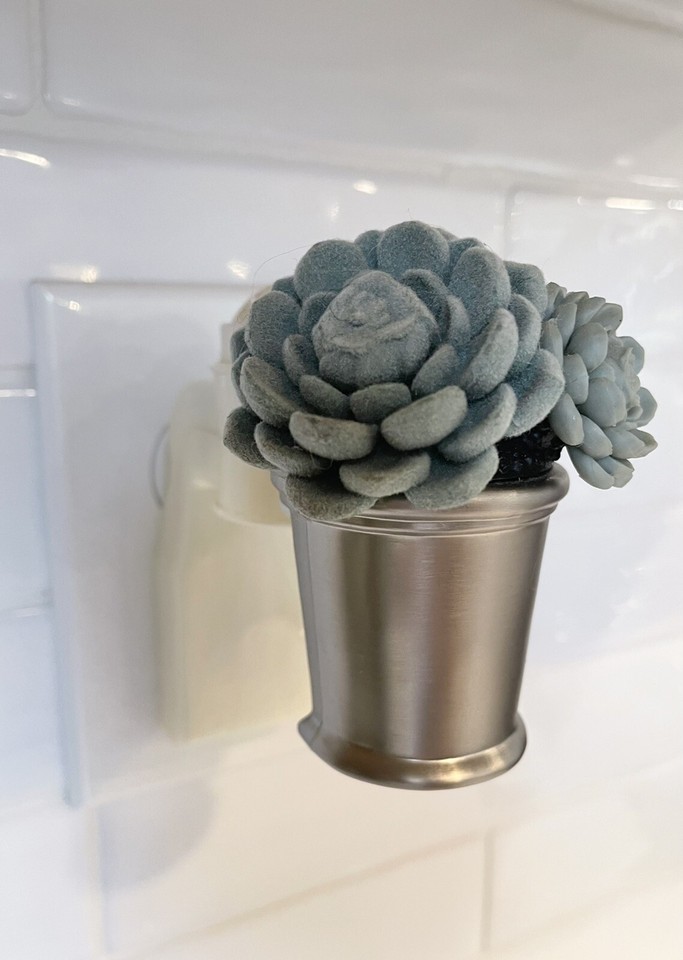 Bath & Body Works Silver Potted Succulent Wallflower Plug In Diffuser ...