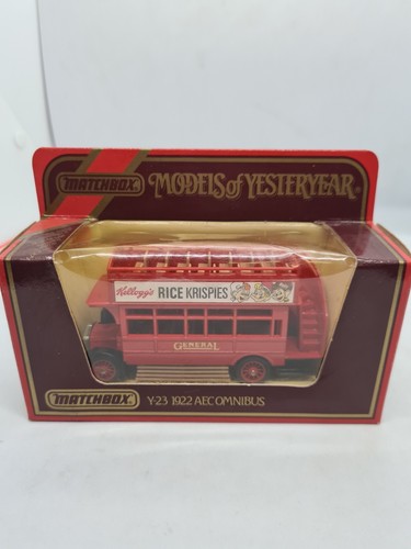 Matchbox Models of Yesteryear Y-23 1922 Aec omnibus Kellogg's Rice ...
