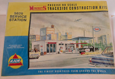 AHM 5826 ESSO Service Station Kit HO Open Box Unbuilt Kit | eBay