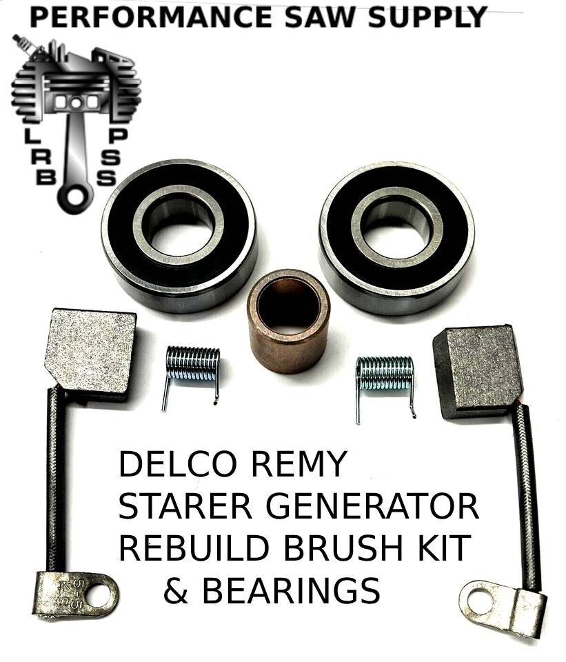 STARTER GENERATOR REBUILD KIT FITS DELCO REMY BRUSH & BEARING KIT ...