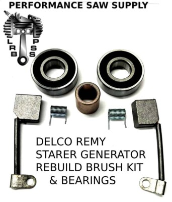 STARTER GENERATOR REBUILD KIT FITS DELCO REMY BRUSH & BEARING KIT ...
