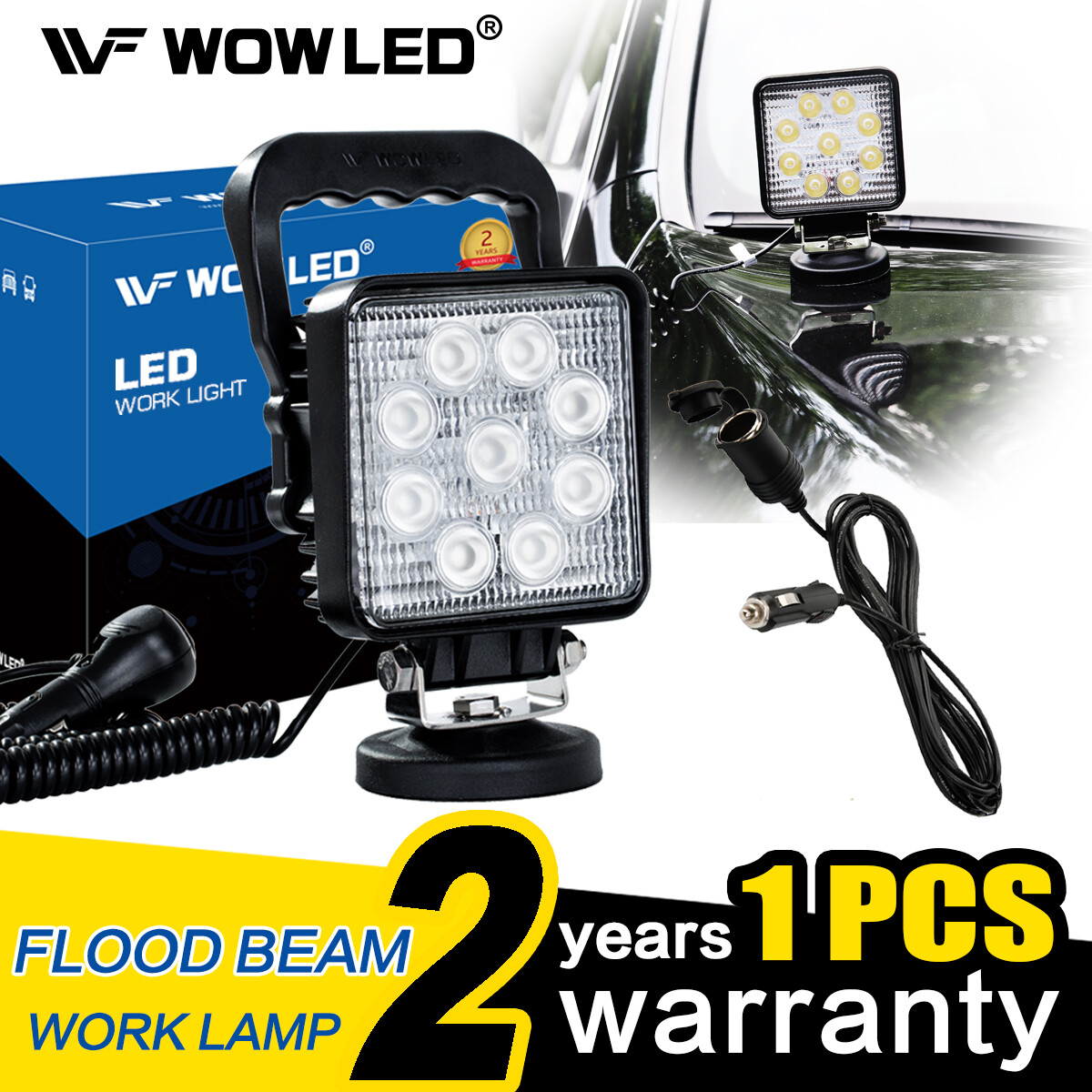 Pedestal Work Lights Truck Double Face Led Pedestal Lights For Truck