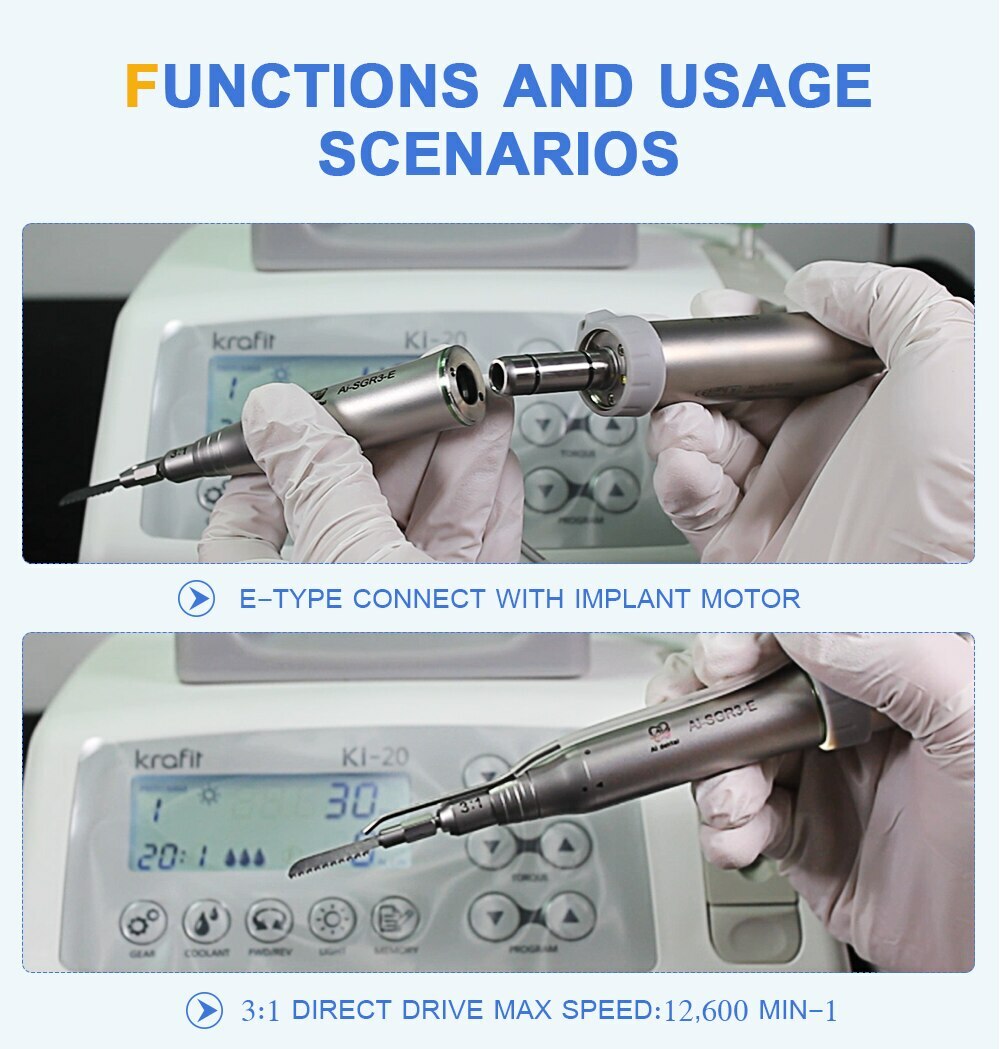 Dental 1.8mm reciprocating bone cutting dismantlable micro saw surgery ...