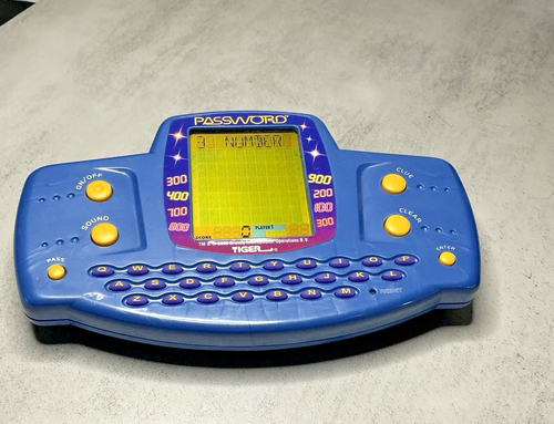 TIGER Super Password Electronic Handheld Puzzle Game 2000 Vintage Works ...