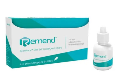 Remend BioHAnce Dry Eye Lubricant Drops for Dogs 4 x 10ml Bottles | eBay UK