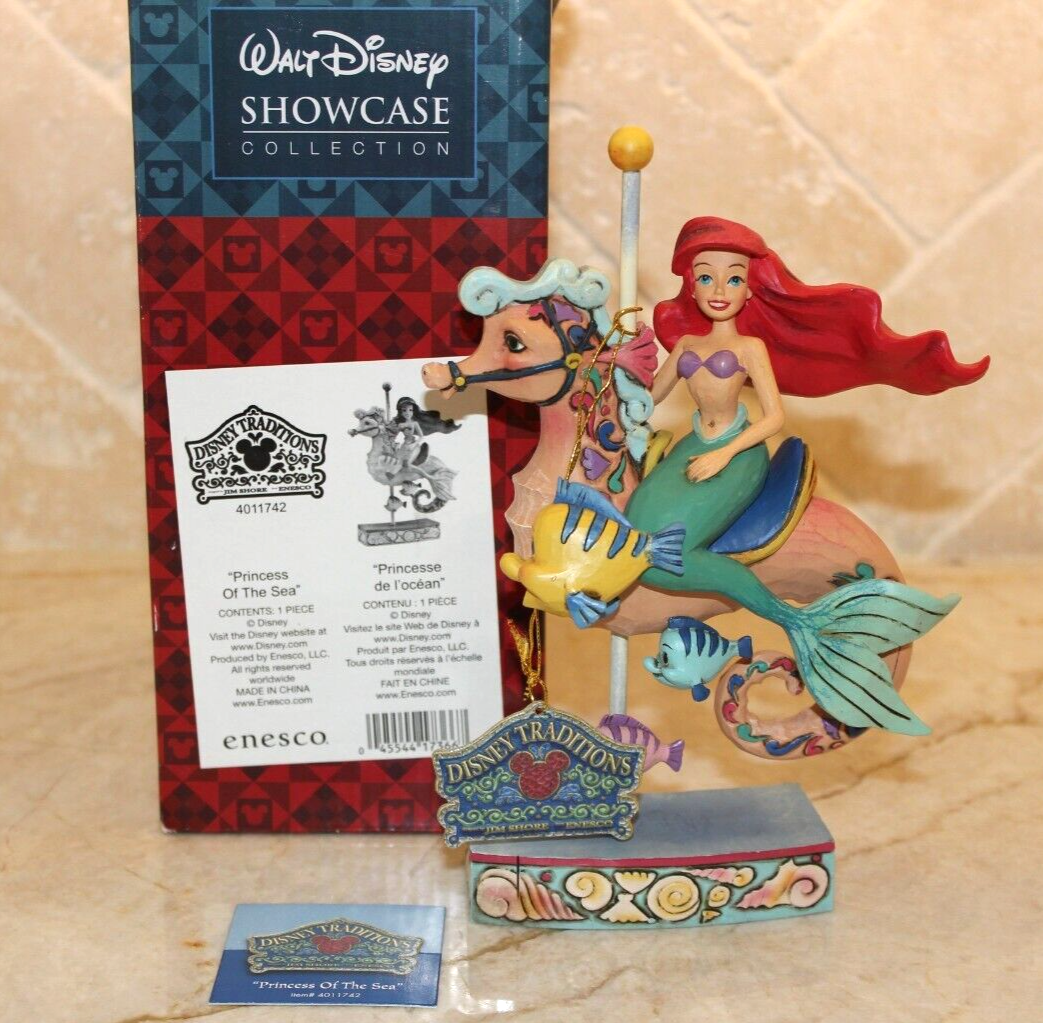Jim Shore Princess of the Sea Little Mermaid Ariel Carousel Horse ...