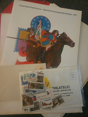 USPS US STAMP 1975 COMMEMORATIVE SOUVENIR MINT SET MNH SET IN MINI ...