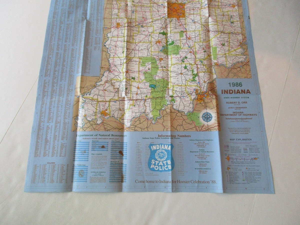 Indiana State Police District Map