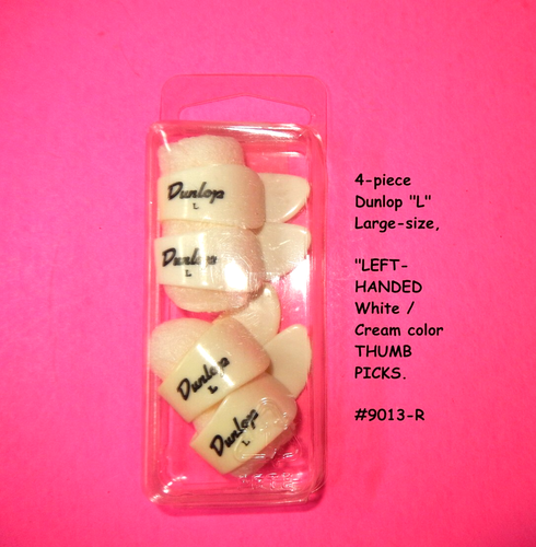 Left-HANDED THUMB PICKS, Special 4-pick pack from Closed Music STORE ...