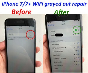iPhone 7 / 7+ Plus WiFi GREYED OUT IC CHIP REPAIR SERVICE WLAN_RF | eBay