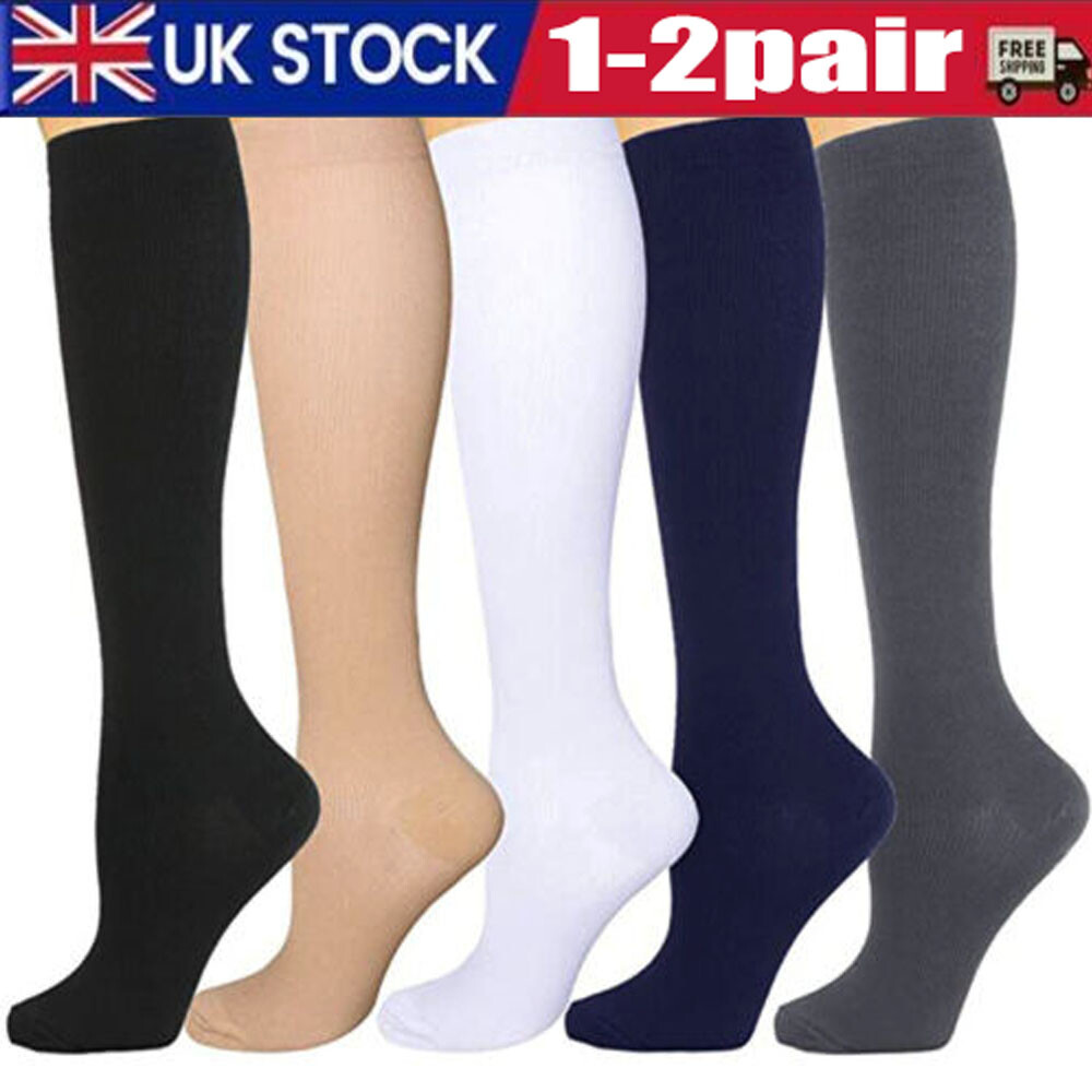 Miracle Flight Travel Compression Socks Anti Swelling Fatigue DVT ...