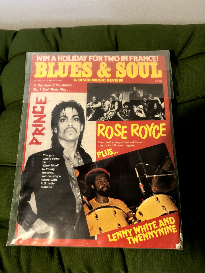 Prince Blues and Soul Magazine Cover 1981 | eBay