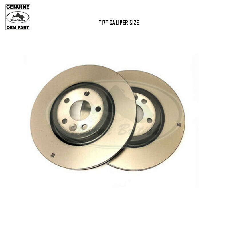 LAND ROVER FRONT BRAKE DISCS ROTOR SET x2 RANGE VELAR LR125902 OEM | eBay