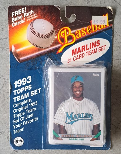 INAUGURAL YEAR - 1993 Topps Marlins Complete Set | eBay