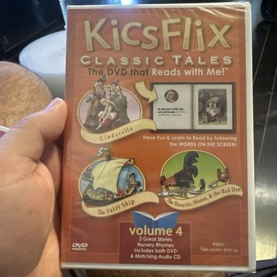 KicsFlix CLASSIC TALES VOL 4 Learn to Read Stories DVD & Audio CD NEW ...