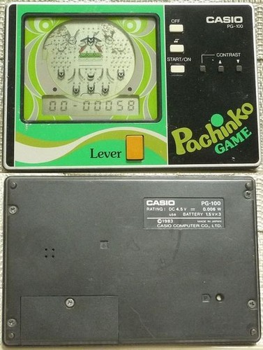 CASIO PG-100 Pachinko Game Watch Rare Vintage Retro Handheld Japan | eBay