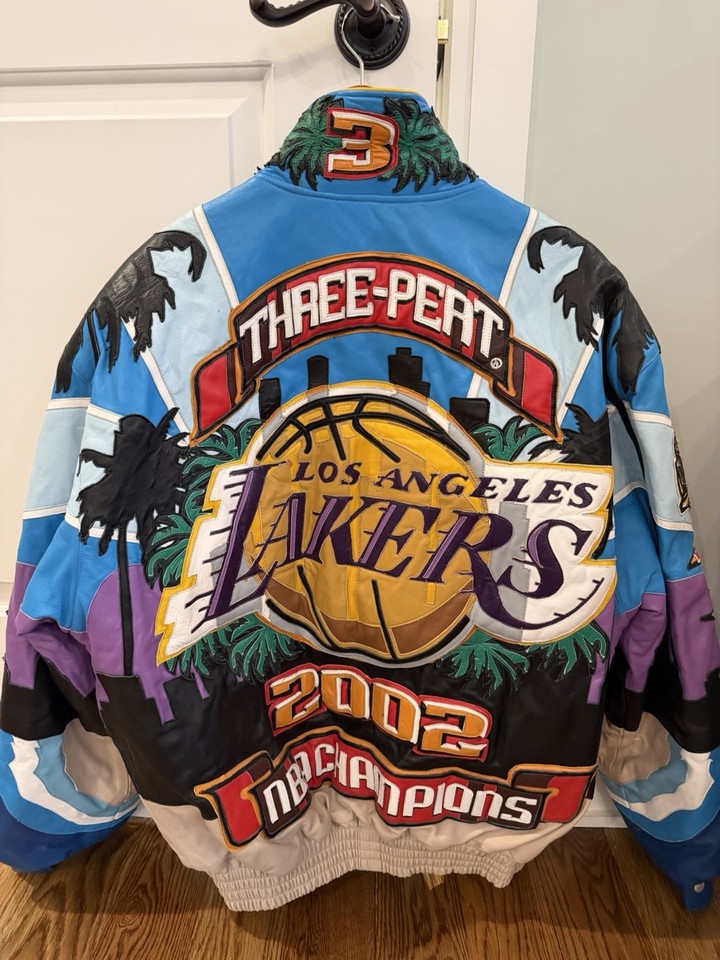 Jeff Hamilton Los Angeles Lakers NBA Finals 2002 Championship Three ...