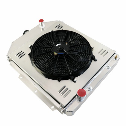 ASI 3 Row Radiator+Shroud+Fan For 1942-1952 Ford F1 F2 F3 Pickup Ford ...