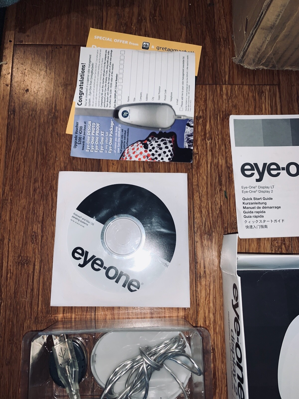 Eye One Display 2 Professional Monitor Calibration Correction x-rite PC ...