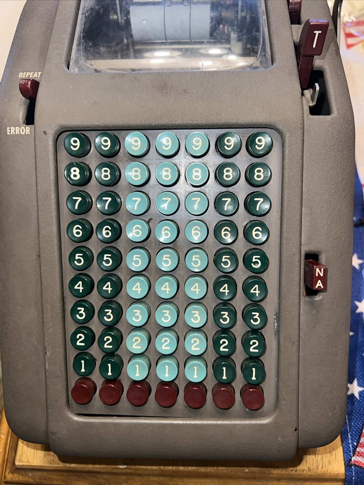 Vintage Smith & Corona Hand Crank Adding Machine - Made in U.S.A ...