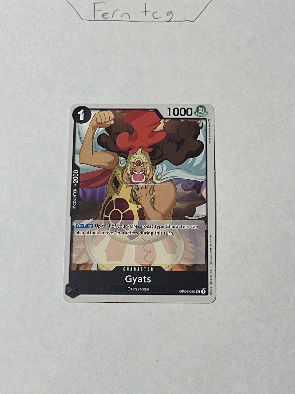 One Piece Gyats Uncommon NM Kingdoms of Intrigue Ships Same Day | eBay