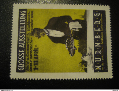Nurnberg Hotel Poster Stamp Vignette Germany Gastronomy Gastronomie ...