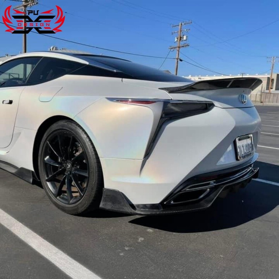 Real Carbon Fiber Rear Diffsuer Fits For Lexus LC500 LC500H Body Kit ...
