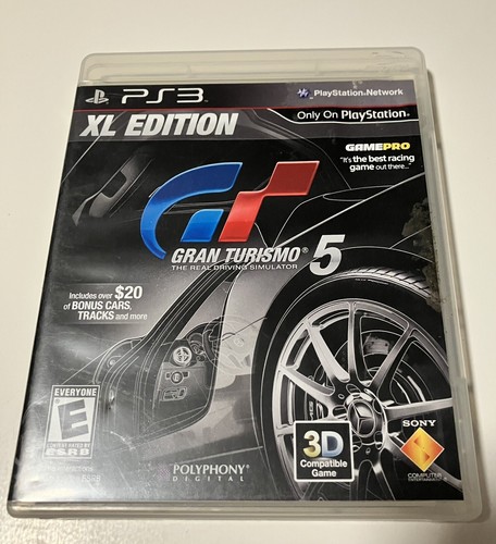 Gran Turismo 5 XL Edition PS3 Playstation 3 - Complete CIB Tested And ...