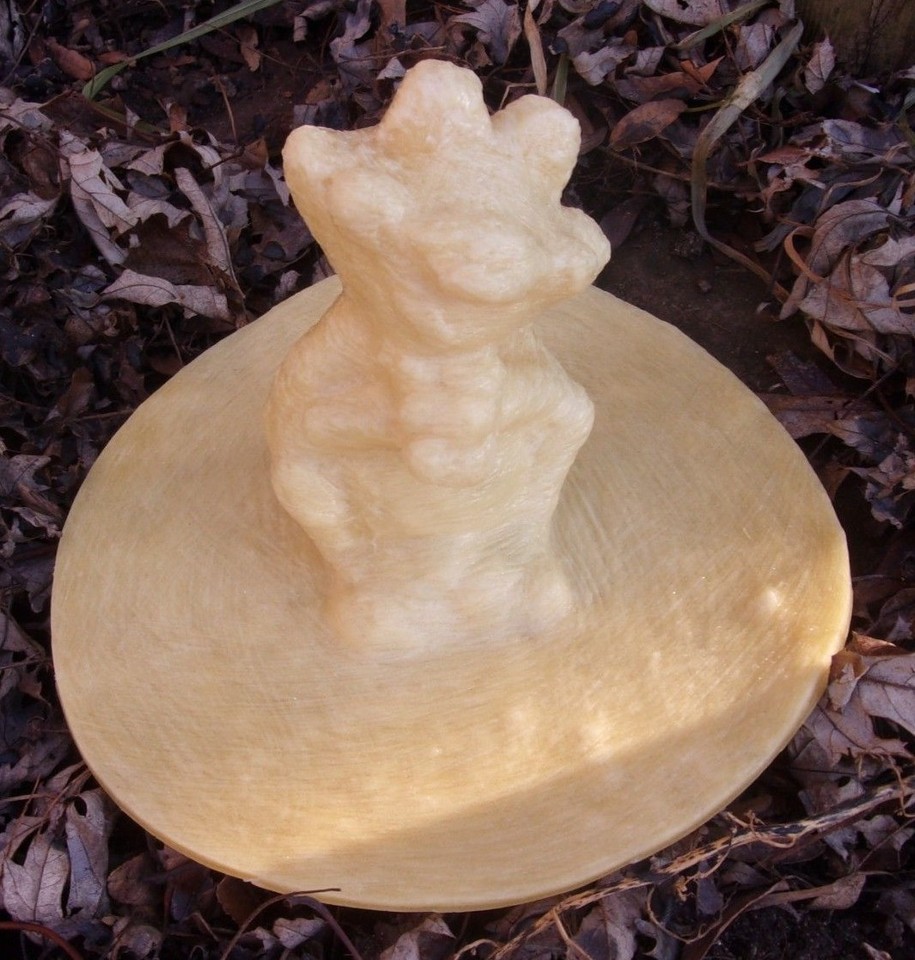 Latex frog mold plaster concrete cement casting rubber toad mould 5.5 ...