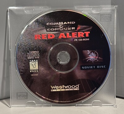 COMMAND & CONQUER RED ALERT CD ROM FOR WINDOWS - 100% TESTED - FREE ...