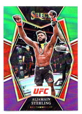 2022 Select UFC #153 Aljamain Sterling Premier Green & Purple | eBay