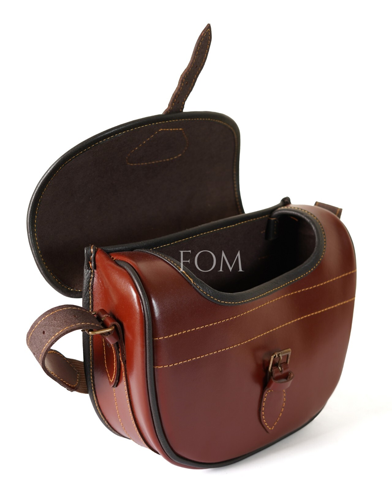 Shooting Cartridge Bag Real Leather Shotgun Ammo Bag Rapid Load Clay ...