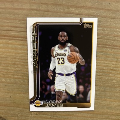 LeBron James 2025-26 Topps Flagship Base Set Card #150 Los Angeles ...