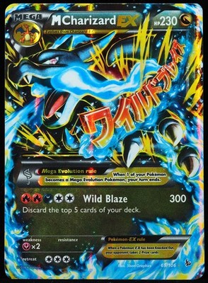Mega Charizard EX #69 NM/VLP Small Pinched Layer Pokemon Card | eBay