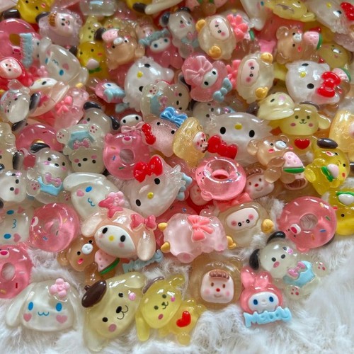 Deco parts plastic parts decoration parts character Sanrio Kitty My ...