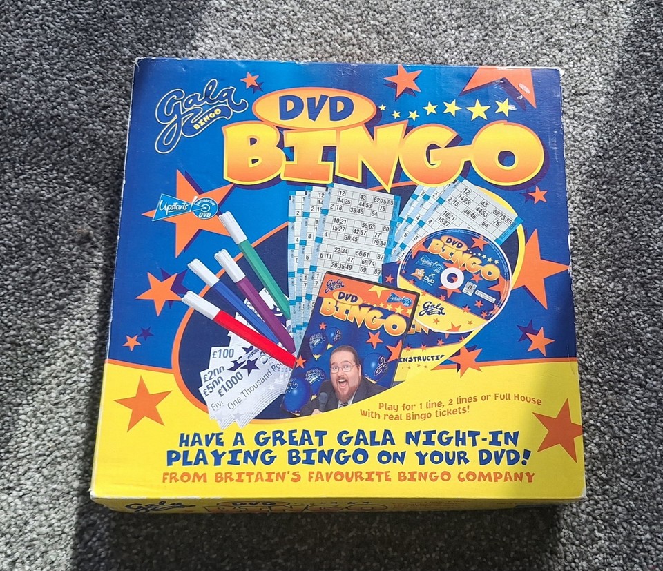 Gala Bingo DVD interactive family game Complete Tested And Working ...