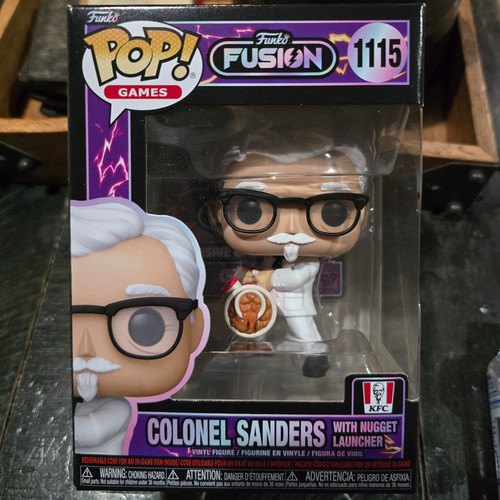 Funko Pop! Games: COLONEL SANDERS w/ Nugget Launcher #1115 Funko Fusion ...