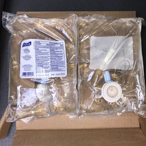 PURELL Advanced Hand Sanitizer Gel Refill LOT OF 2 Bags 33.8oz Each ...